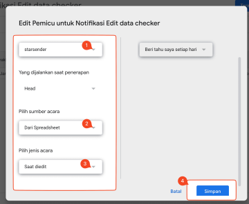 Kirim Pesan melalui Google Spreadsheet – Docs Starsender V3